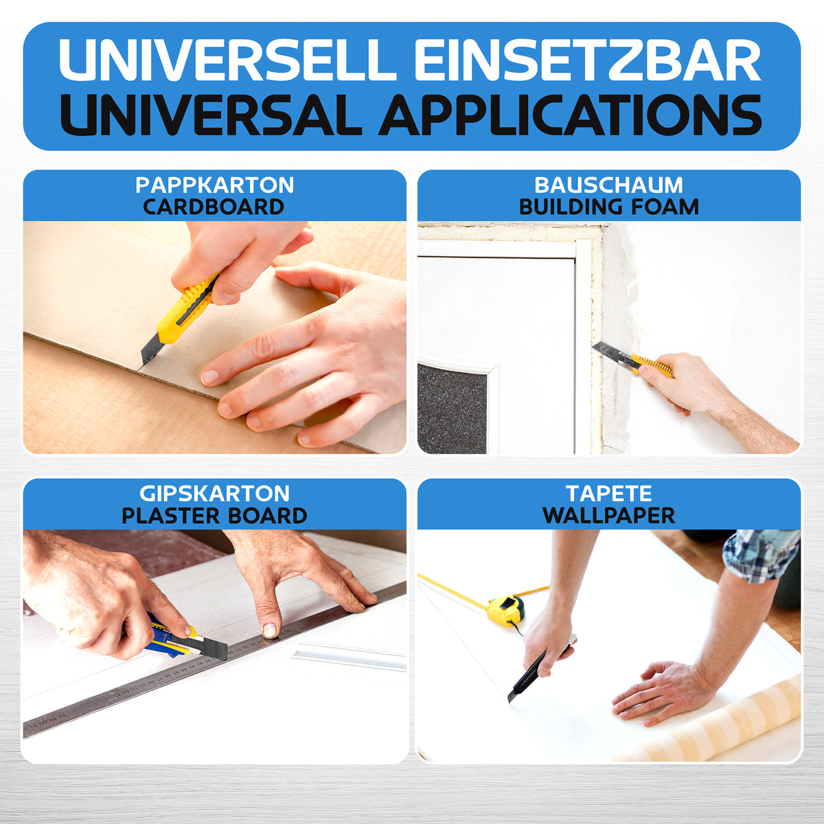 25 Cuttermesser Klingen - Schwarz – Effektwerk